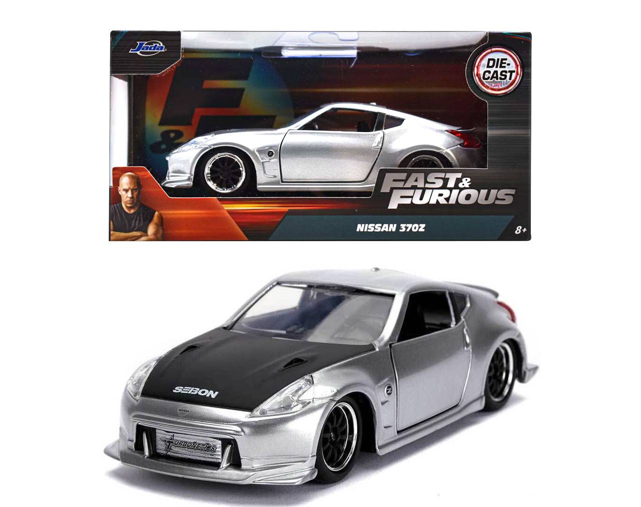 Pantiger Store: Nissan 370Z 1:32 - Fast and Furious - Die-Cast Jada Toys